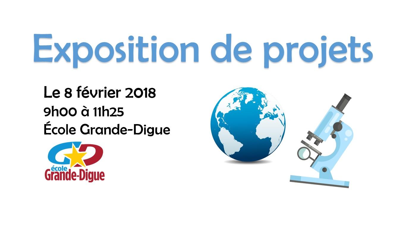 Exposition de projets scientifiques et culturels - École Grande-Digue